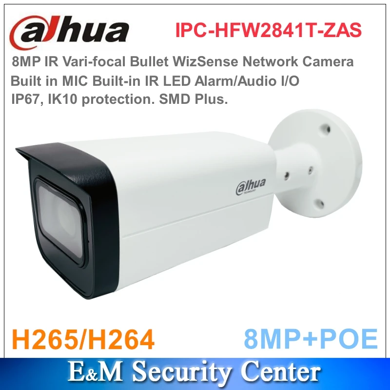 Original-Dahua-IPC-HFW2841T-ZAS-8MP-Built-in-MIC-POE-IR-Vari-focal ...