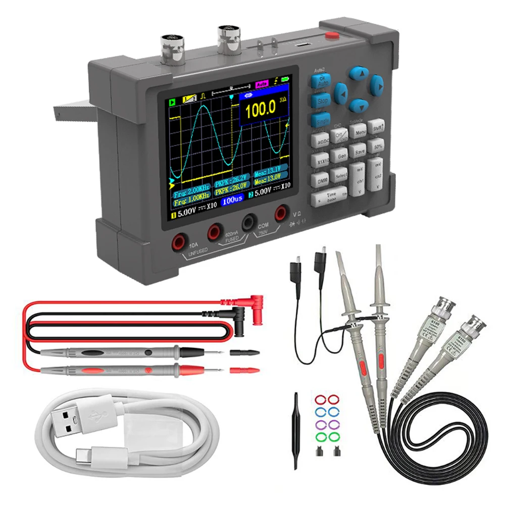 3in1-Handheld-Oscilloscope-Multimeter-Signal-Generator-Machine-3-2inch ...
