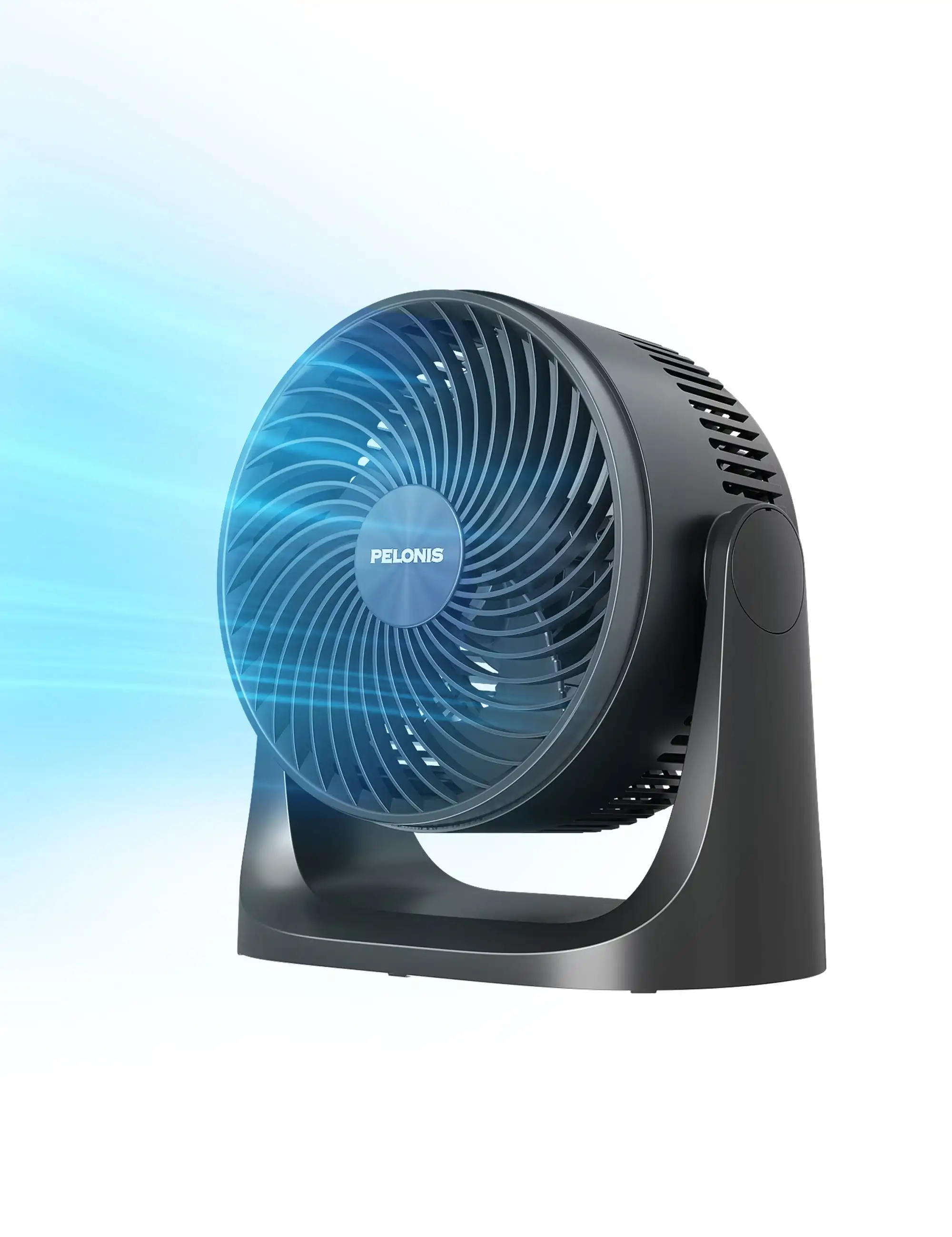 7-Vortex-Portable-Air-Circulator-with-100-Tilting-Fan-Head-New-Black ...