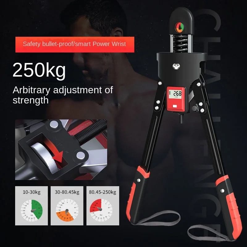 LCD-Display-Hydraulic-Arm-Exerciser-Adjustable-Chest-Muscle-Arm ...