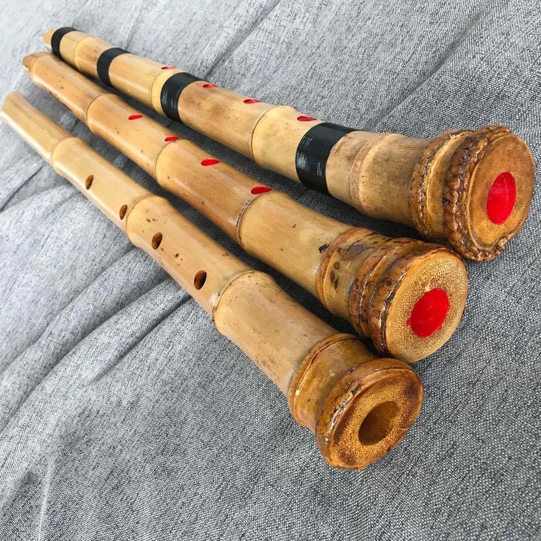 54-5cm-Chinese-Traditional-5-Holes-Bamboo-Flute-Chi-Ba-Clarinet-Musical ...