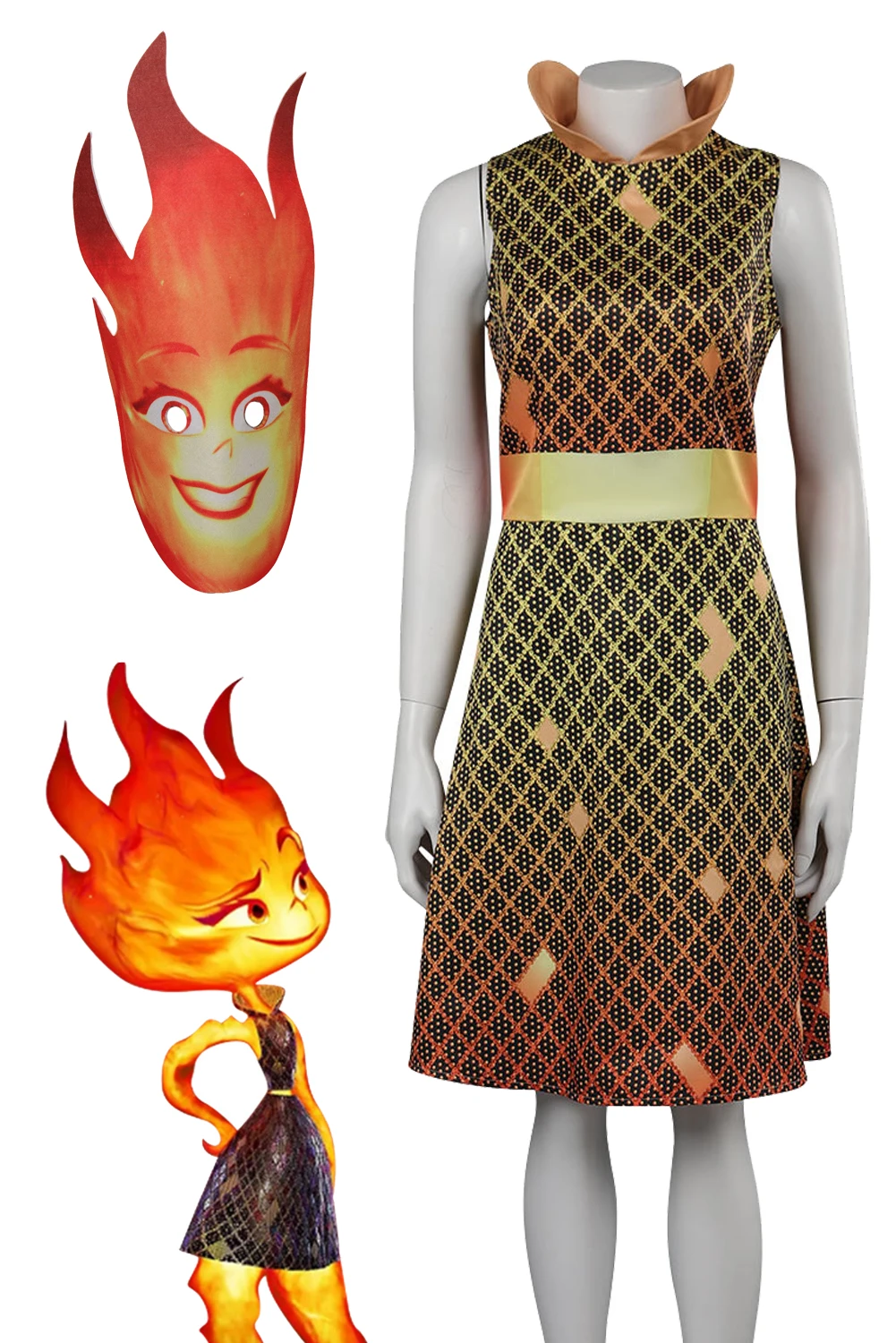 Flame Princess Dress Pattern