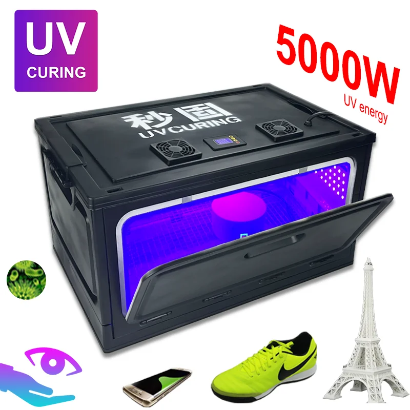 3d Printer Box Led Uv Gel Curing Lamp Ultraviolet Light Glue Cure Oil ...