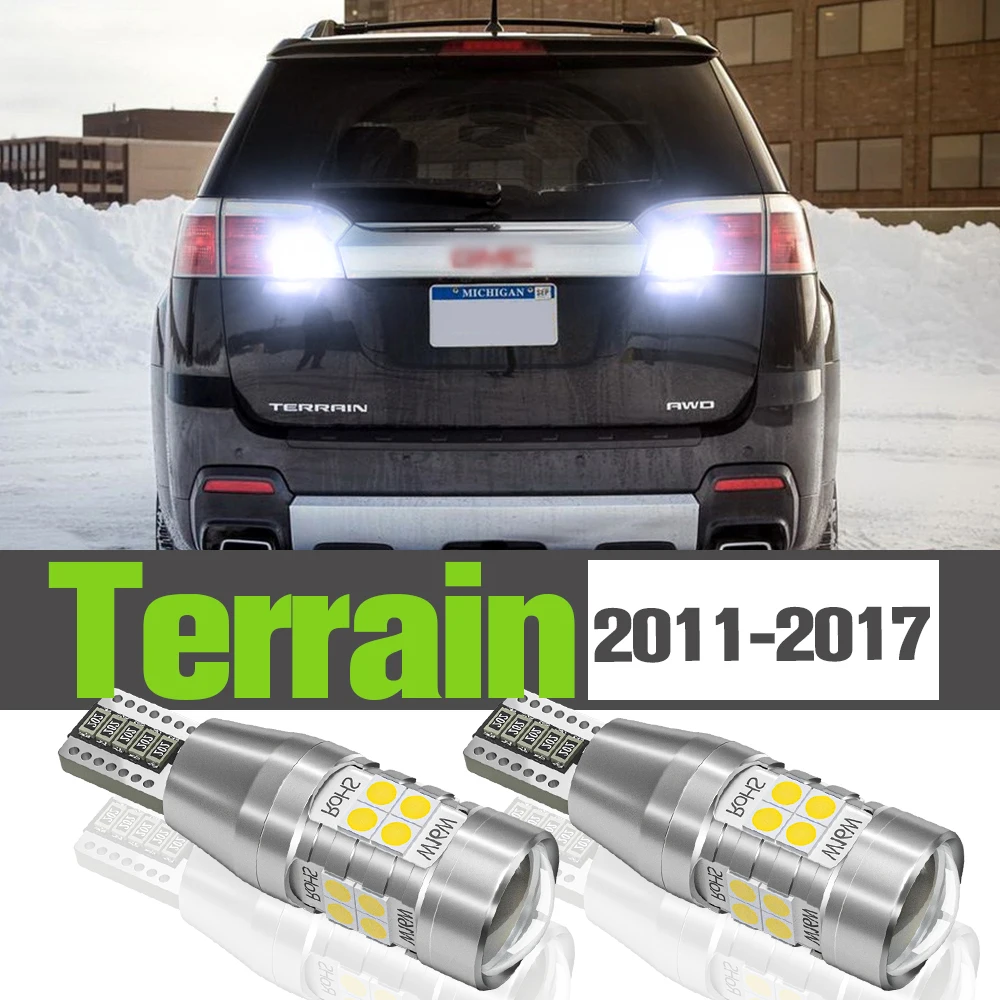 2x LED Reverse Light Accessories Backup Lamp For GMC Terrain 2011-2017 ...