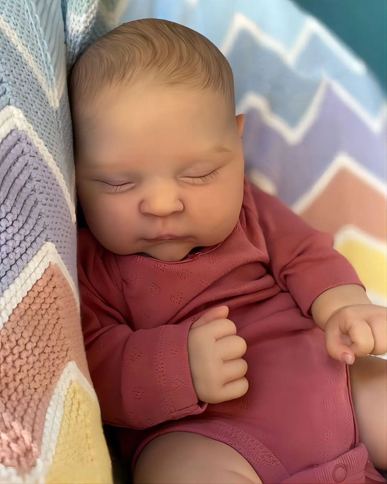 NPK 50CM Soft Body Reborn Baby Peaches Doll with 3D Skin Multiple ...