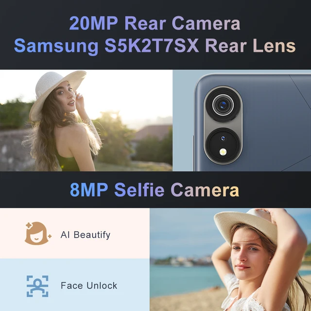 Cubot P60 Android 12 Smartphones 6.517Inch HD Octa Core 6GB+128GB 20MP ...