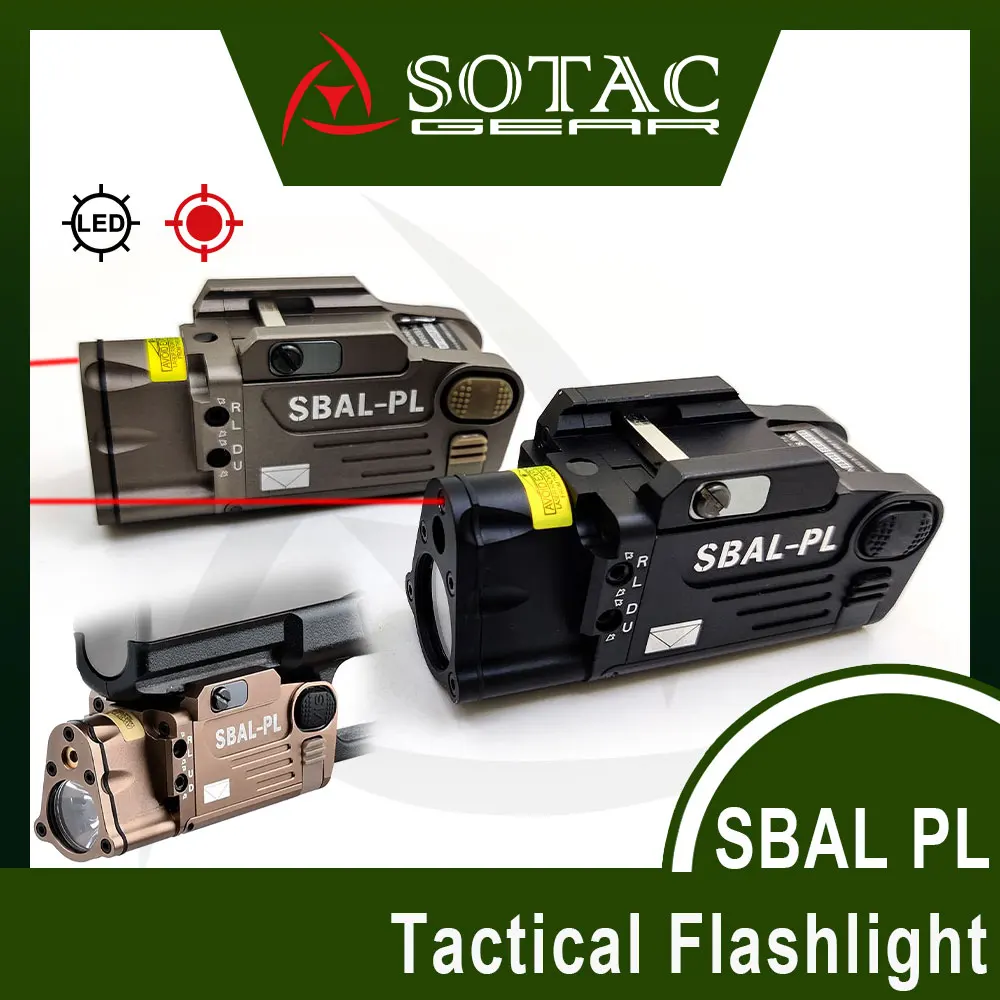 Tactical-SBAL-SBAL-PL-Flashlight-with-Red-Dot-Laser-Weapon-Light-LED ...