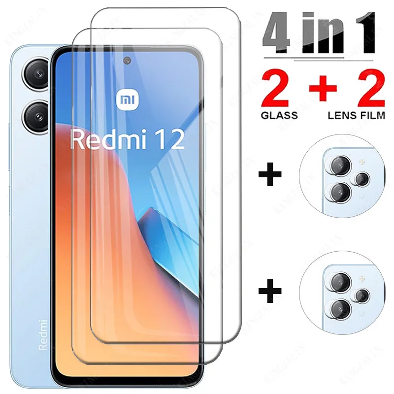 Tempered-Glass-for-Xiaomi-Redmi-12-12R-12C-12-5G-Full-Coverage ...