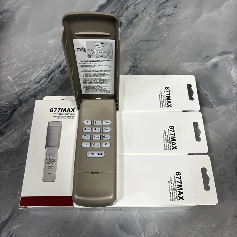 877MAX 377LM 977LM Wireless Entry System Garage Door Opener 315MHz ...