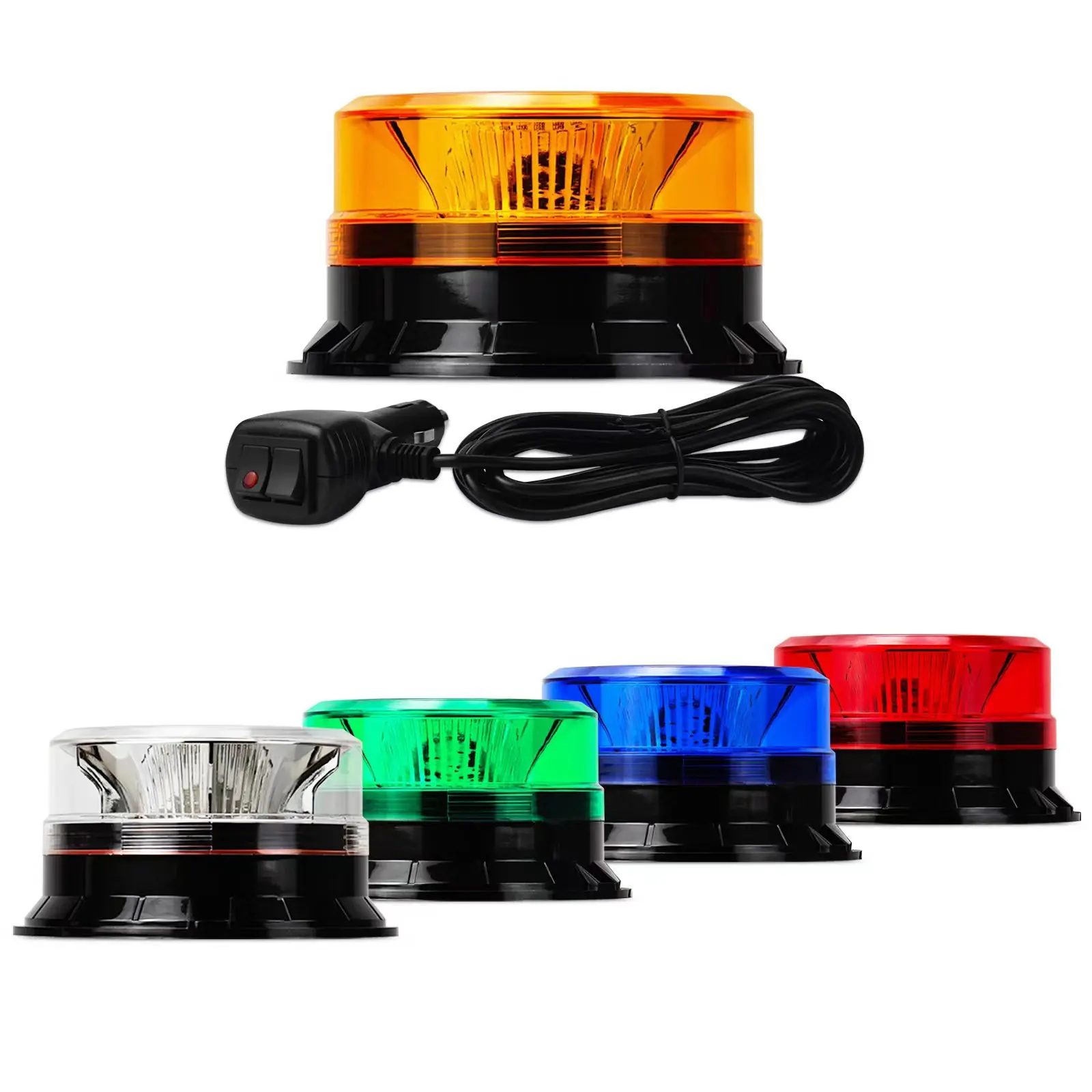 Magnetic-Base-Car-Strobe-Light-36LEDs-Car-Roof-Flashing-Hazard-Warning ...