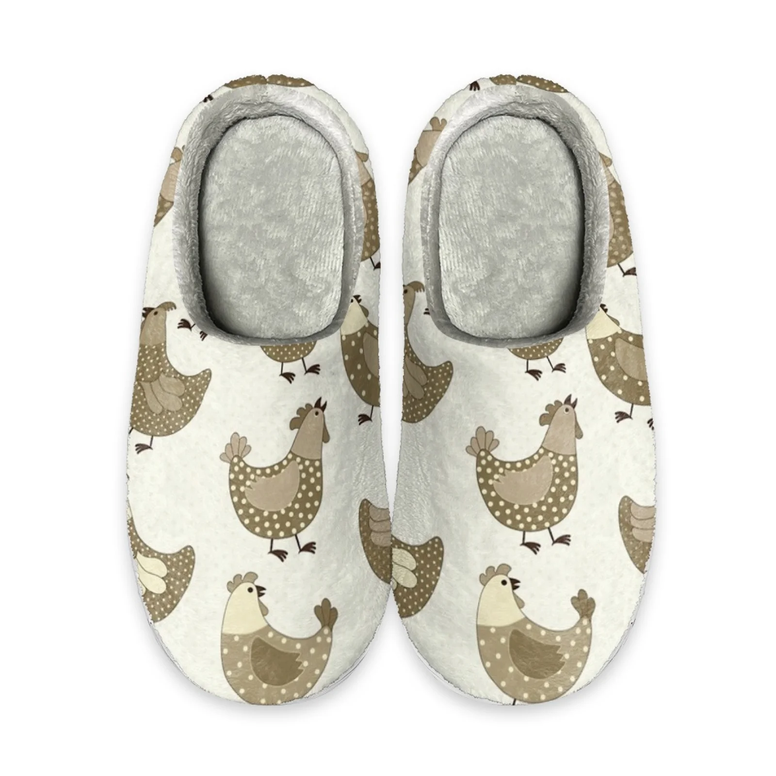 Beliodome-Chickens-Design-House-Cotton-Custom-Slippers-Mens-Womens ...