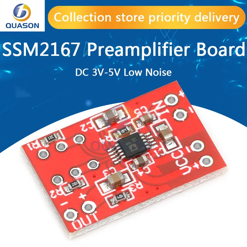 Placa-de-preamplificador-de-Micr-fono-SSM2167-DC-3V-5V-m-dulo-de ...