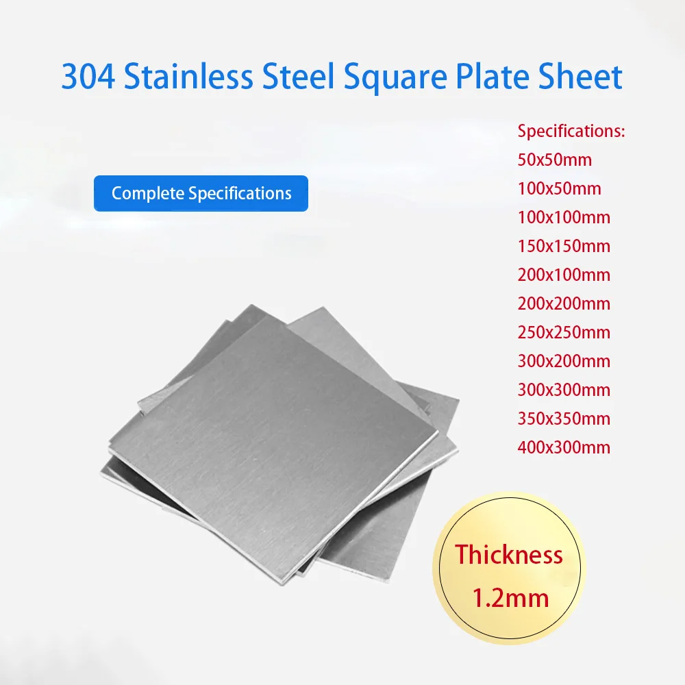 Thickness-1-2mm-304-Stainless-Steel-Square-Plate-Sheet-50x50-100x50 ...