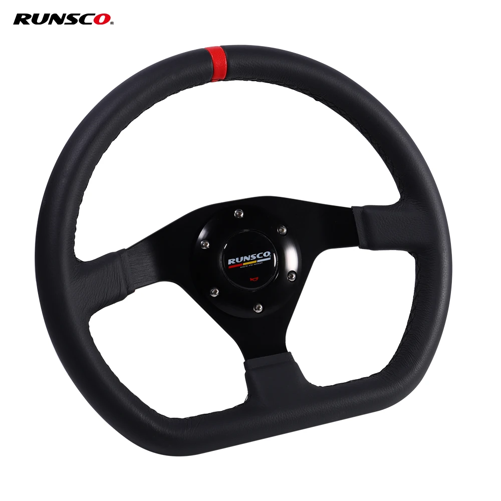 320mm Flat Steering Wheel Sim Racing Drift Pc Game Steering Wheel ...