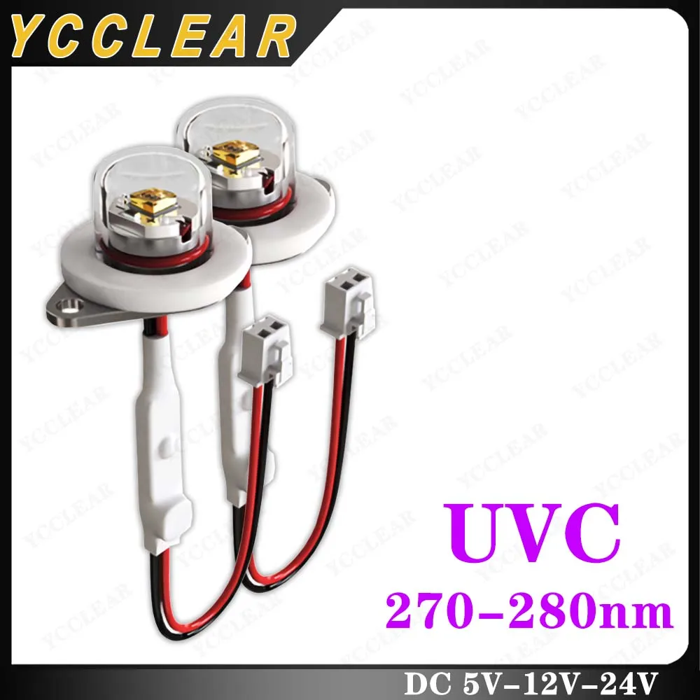 1-pieza-de-l-mpara-LED-UV-C-ultravioleta-profunda-UVC-270nm-275nm-280nm ...