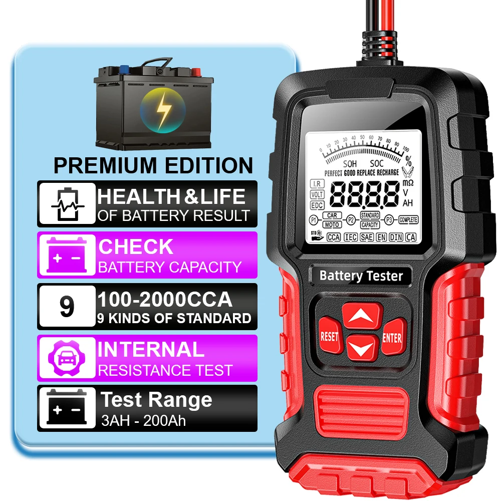 12V 24V Measurement Diagnostic Tool LCD Digital for Vehicle Truck ...
