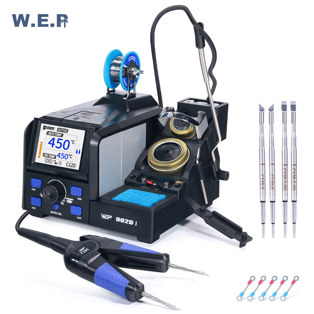 WEP 982D-I Precision Soldering Station Tweezers Rework Station For ...