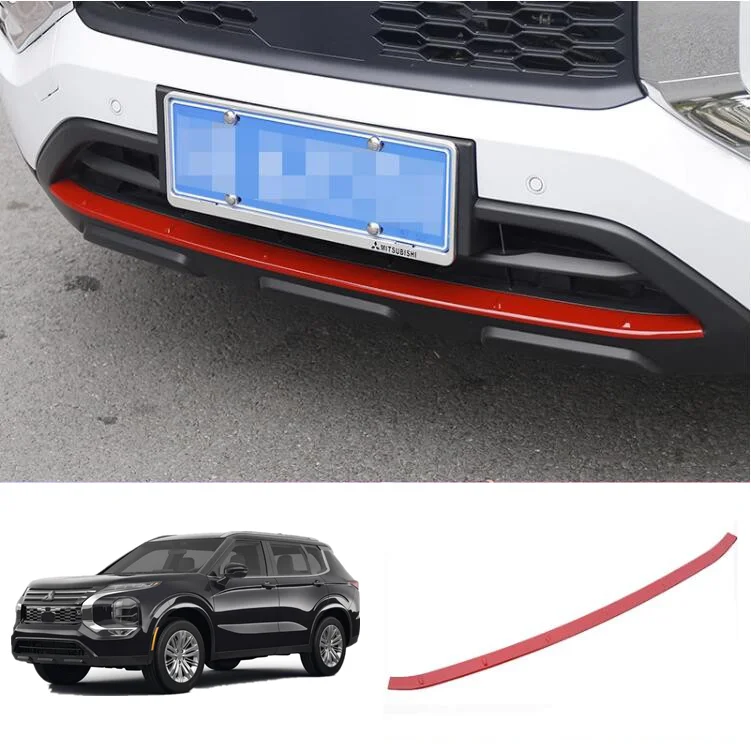 Beautify Decorate For Mitsubishi Outlander 2022-2024 Red Front Bumper ...