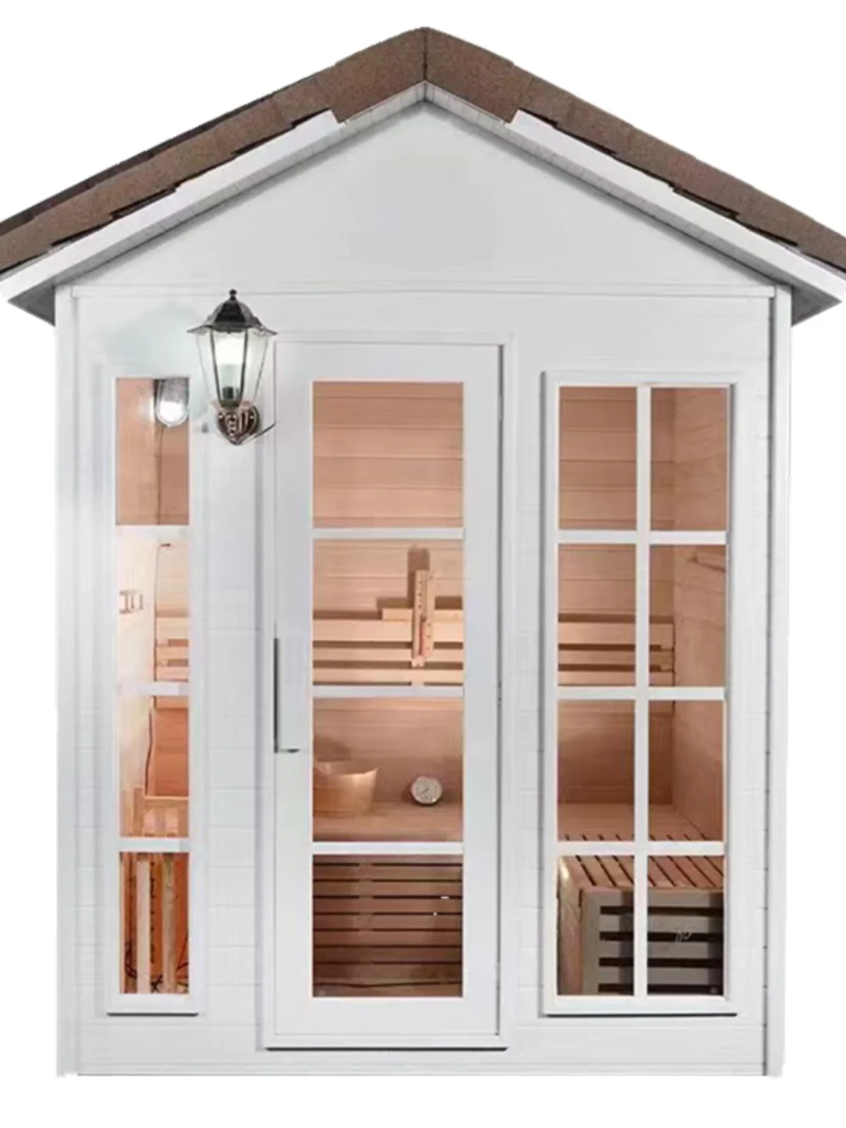 Home-outdoor-sauna-single-double-sweat-room-Villa-four-dry-steam-room ...