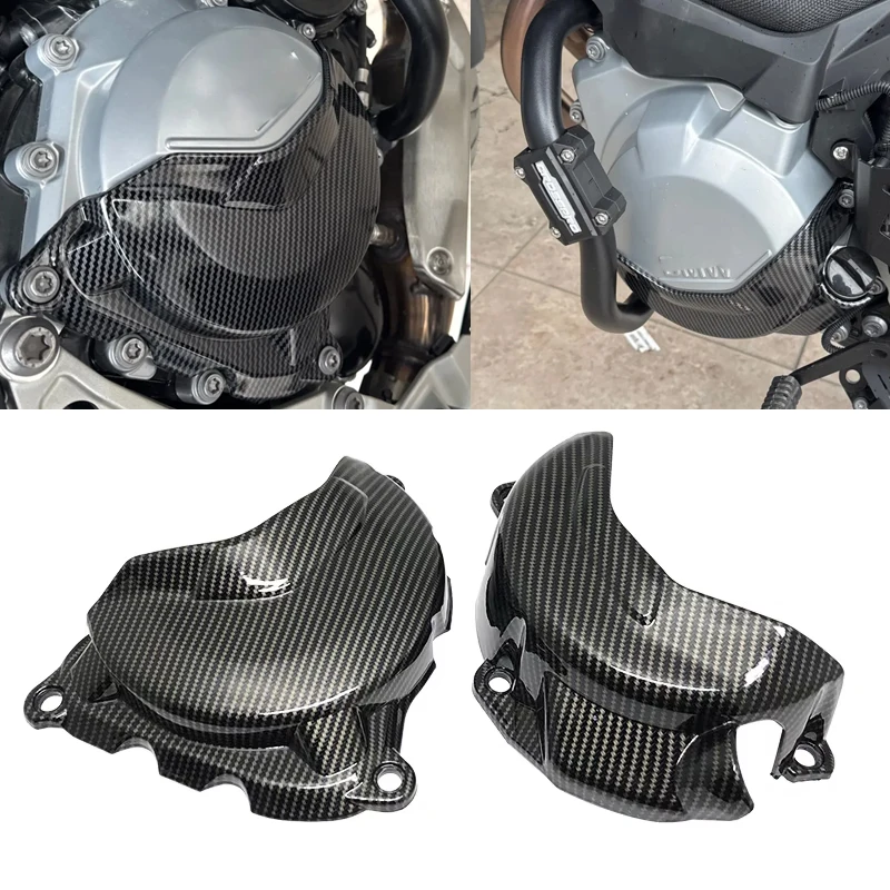 Carbon Motorcycle Engine Cylinder Cover Head Protection Clutch Guards ...