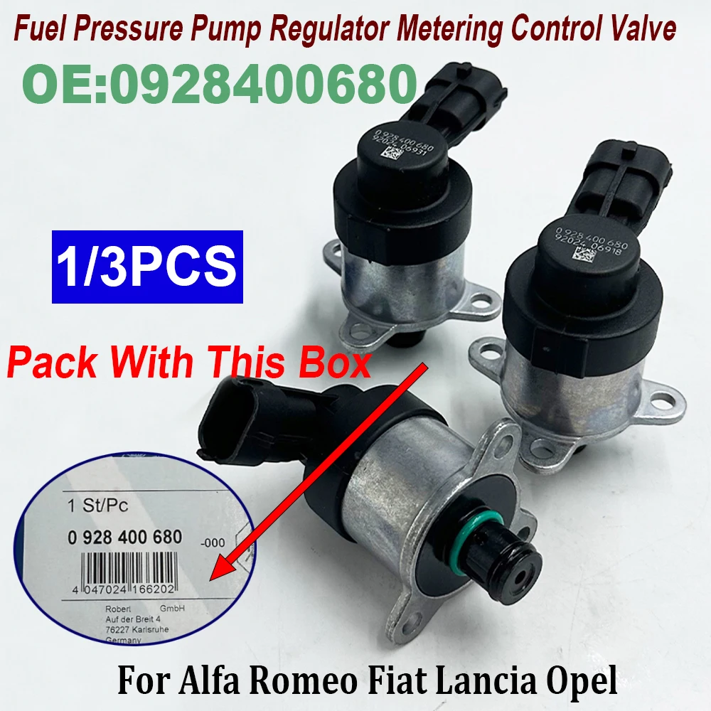1-3PCS-0928400680-Fuel-Pressure-Pump-Regulator-Metering-Control-Valve ...