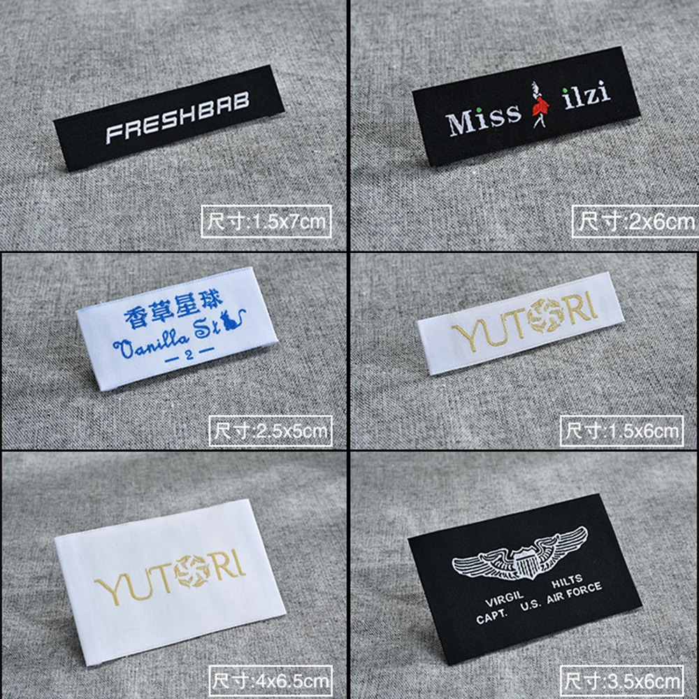 1000pcs-lot-Customized-iron-on-clothing-woven-labels-with-brand-logo ...
