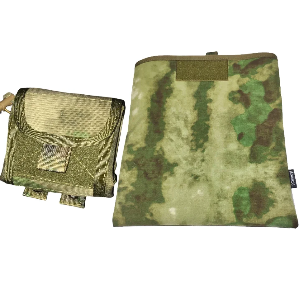 ATFG-Camo-Folding-Dump-Pouch-Tool-Bag-Molle-Drawstring-Ammo-Magazine ...