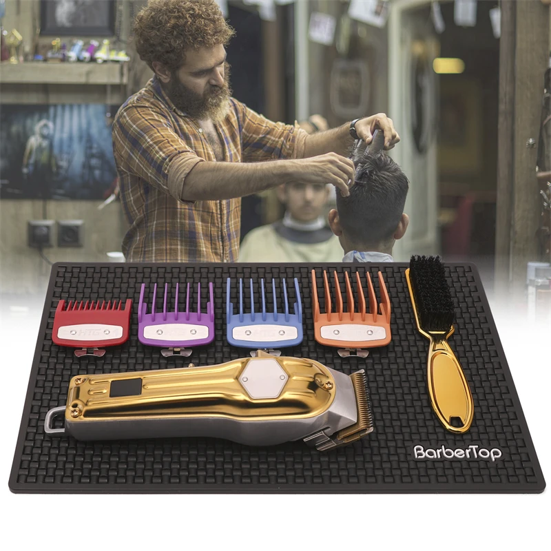 Professional-Barbershop-Haircut-Tools-Storage-Cushion-Non-slip-Soft ...