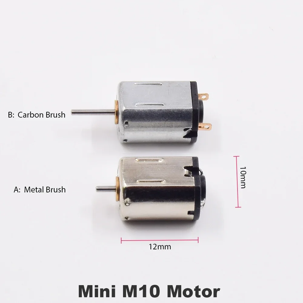 Micro Tiny 8mm*10mm FK/FF-M10 Carbon Brush Motor DC 1.5V 3V 3.7V High ...