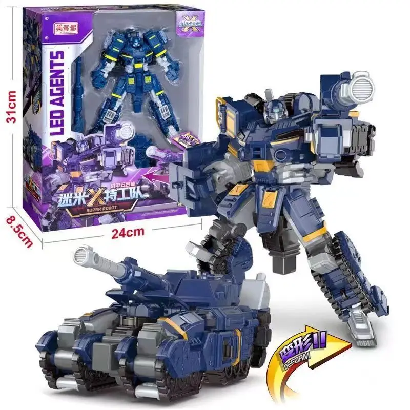 Mini Force Agent X Transformation Super Dinosaur Power Toys Figuras de ...