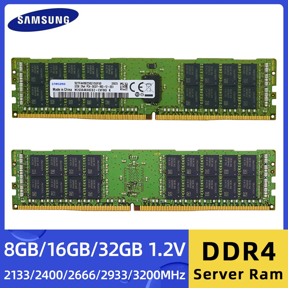 Samsung DDR4 Ram 16GB 32GB PC4 2133MHz 2400MHz 2666MHz 2933MHz 3200NHz ...