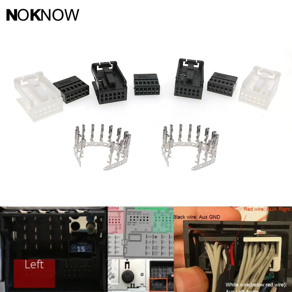 12-Pin-Car-Radio-Automotive-terminal-connector-Multimedia-CD-Navigation ...