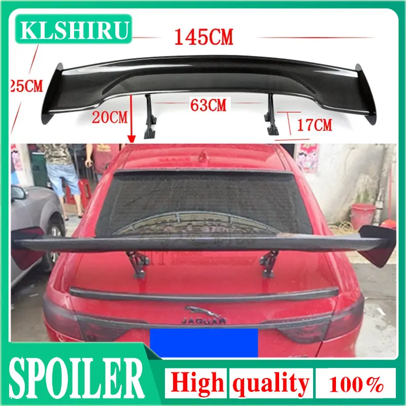 Universal-Car-Styling-Carbon-Fiber-Rear-Trunk-Spoiler-GT-Wing-for ...