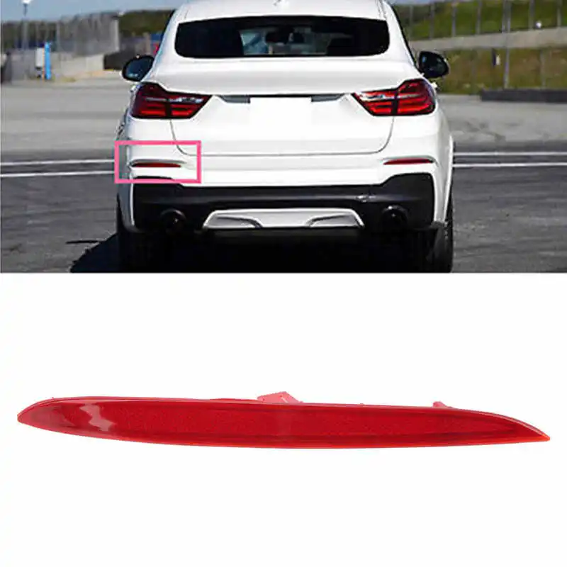 1pc-Car-Rear-Bumper-Reflector-Safe-Driving-ABS-Plastic-63147338808 ...