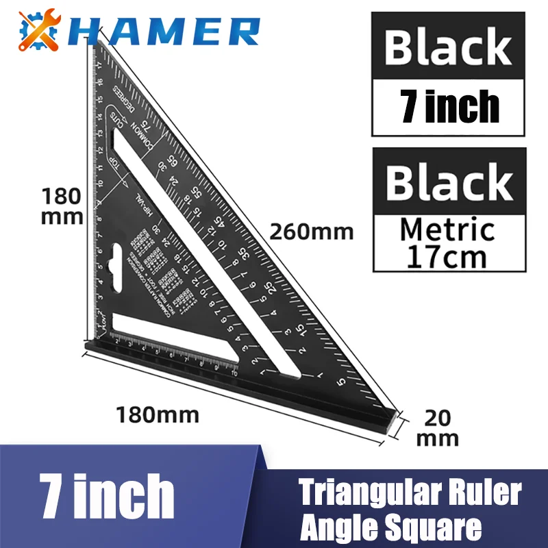 7Inch-90-Degree-Thickened-Aluminum-Alloy-Triangle-Ruler-Metric-Joiner ...