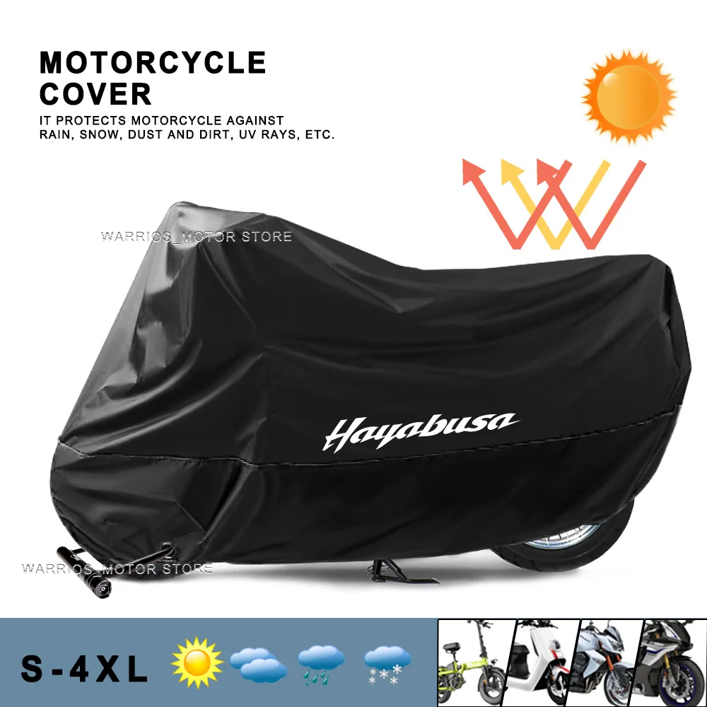 For-SUZUKI-HAYABUSA-Motorcycle-Cover-Waterproof-Outdoor-Rain-Dustproof ...