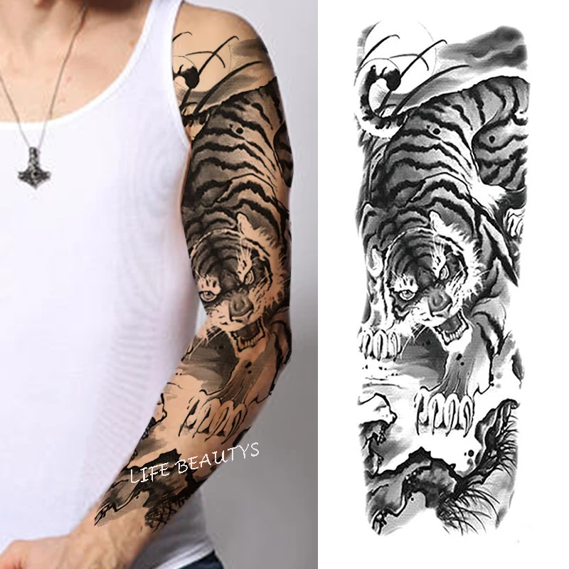 Tiger Tattoo On Arm
