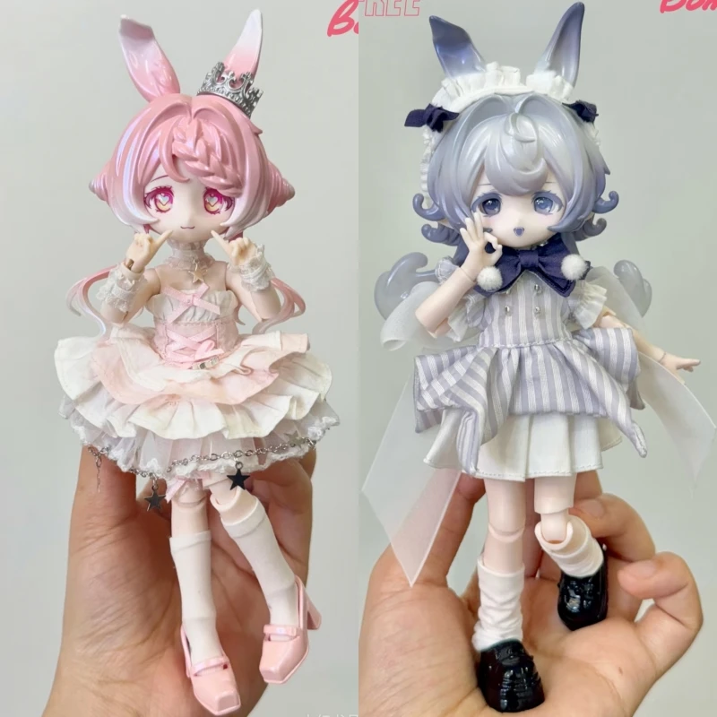 Original nova boneca bjd bonnie bunny 1/12 série meteorológica estrela ...