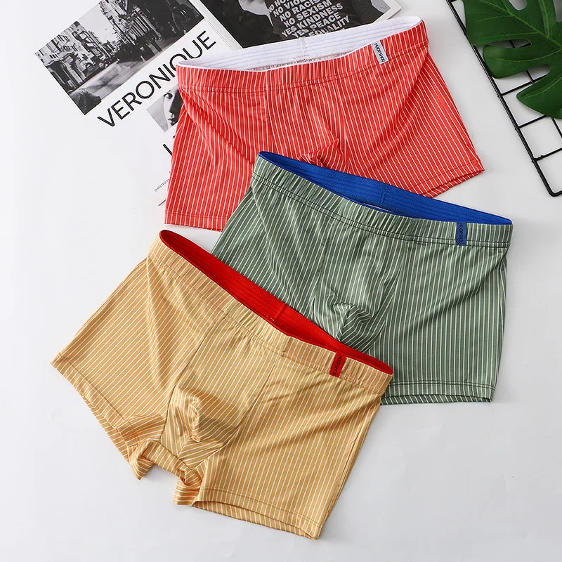 Boxer-shorty,Ice InjPants-Sous-vêtements en poudres convexes pour ...