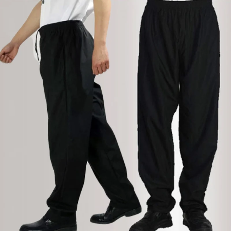 Suitable-Men-Chef-Trousers-Food-Service-Work-Wear-Loose-Casual-Kitchen ...