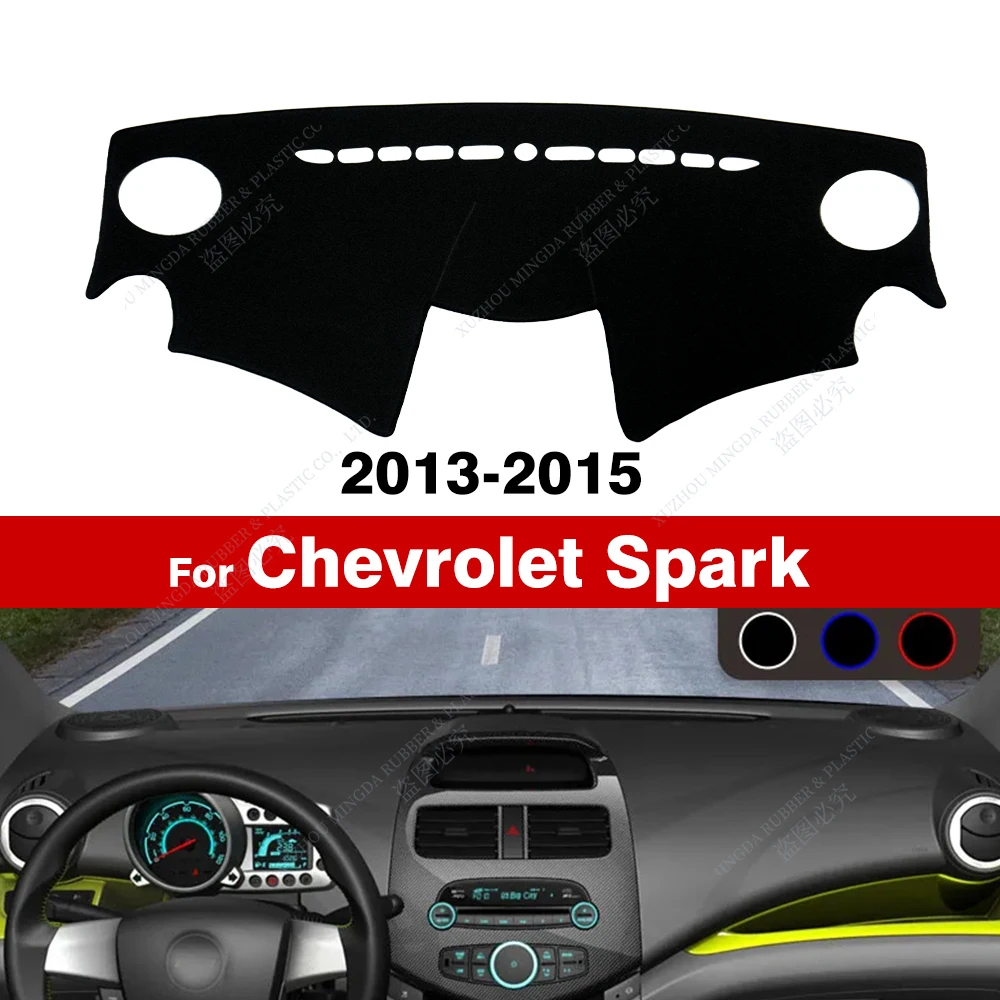 Car Dashboard Cover For Chevrolet Spark 2013 2014 2015 Dash Mat Sun ...