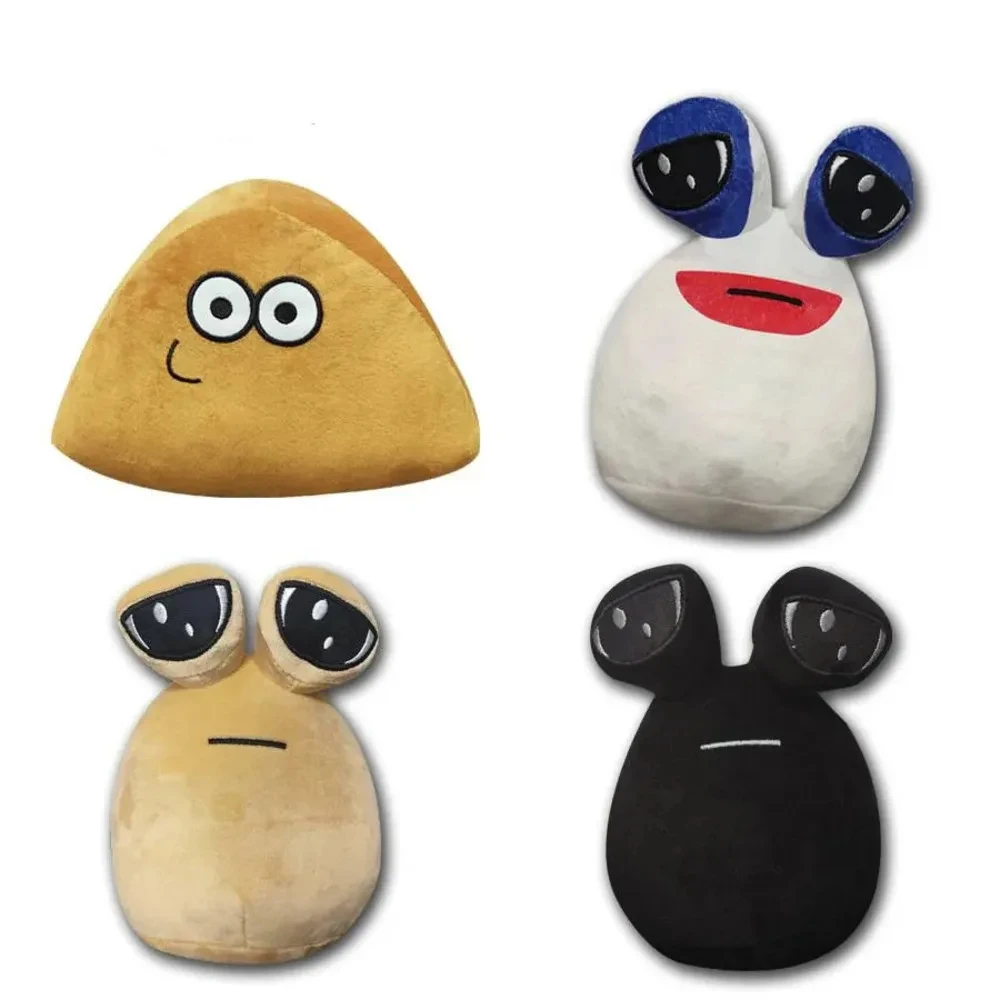 My-Pet-Alien-Pou-Plush-Toy-My-Pet-Alien-Pou-Black-Brown-Sad-Happy-Pau ...
