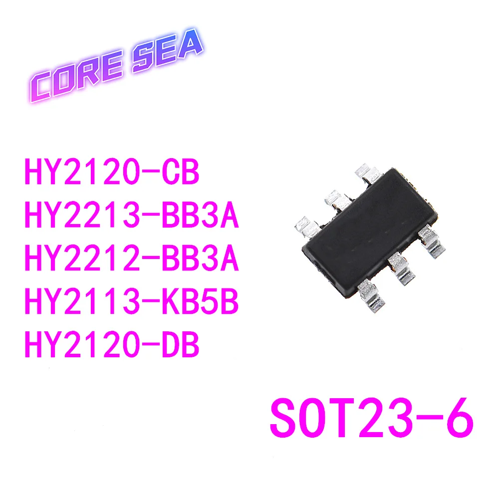 100PCS HY2113 KB5B HY2212 BB3A HY2213 BB3A HY2120 CB HY2120 DB SOT23 6 ...