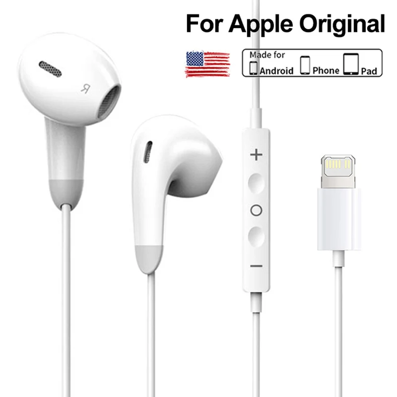 Original-Earphones-For-Apple-iPhone-14-Pro-Max-13-12-11-For-IOS ...