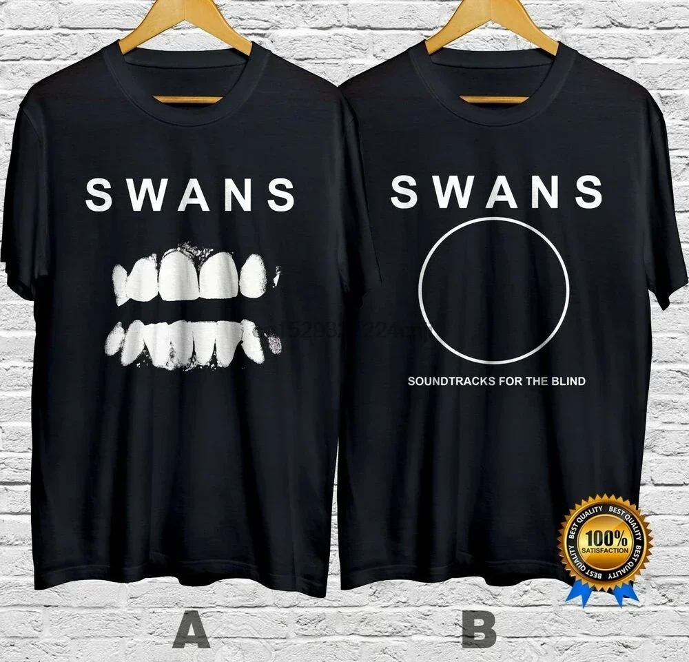 Swans-Band-Soundtracks-for-the-Blind-T-Shirt-Short-Sleeve-Cotton-100-S ...