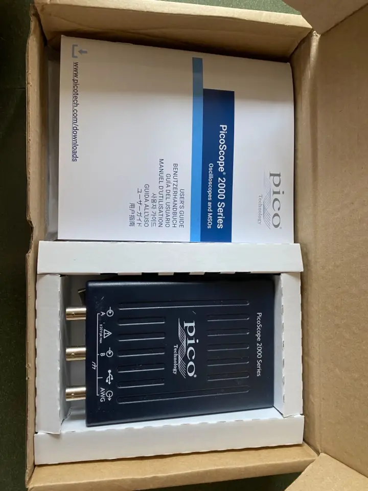 Oscilloscopio USB PicoScope 2204A 2 Canali 10 MHz Con Sonde - Portatile ...