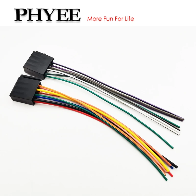 ISO-Connector-Cable-12V-Power-Four-Channels-Loudspeakers-Wiring-ISO ...