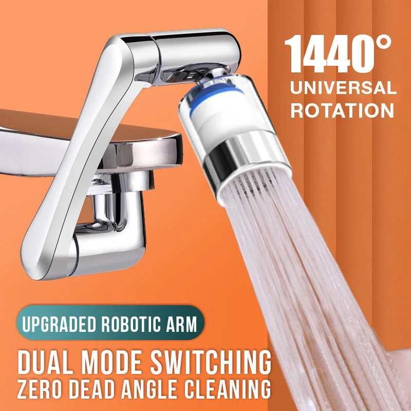 Water-Tap-Nozzle-1080-Rotation-Faucet-Sprayer-Head-Faucet-Extender ...