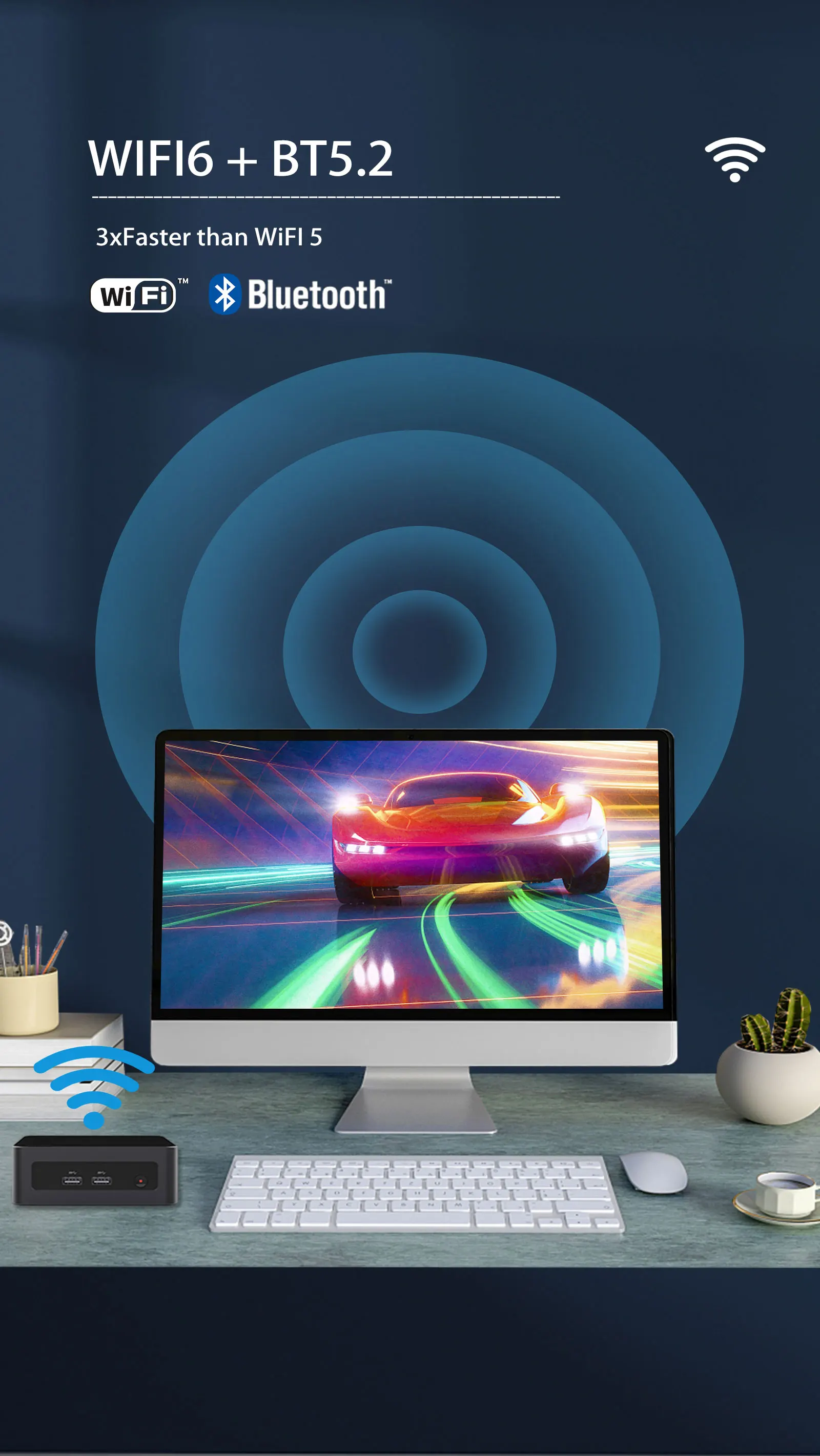 FIREBAT MN56 Mini PC Gamer AMD Ryzen 5 5600H Windows 11 DDR4 Nvme SSD ...