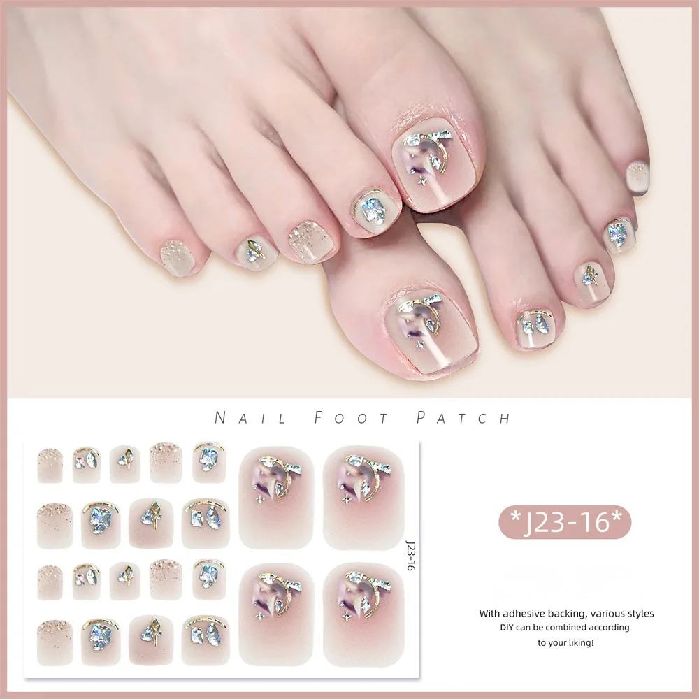 Water-Proof-Toenail-Manicure-Stickers-Crystal-22-Toe-Nail-Stickers-22 ...